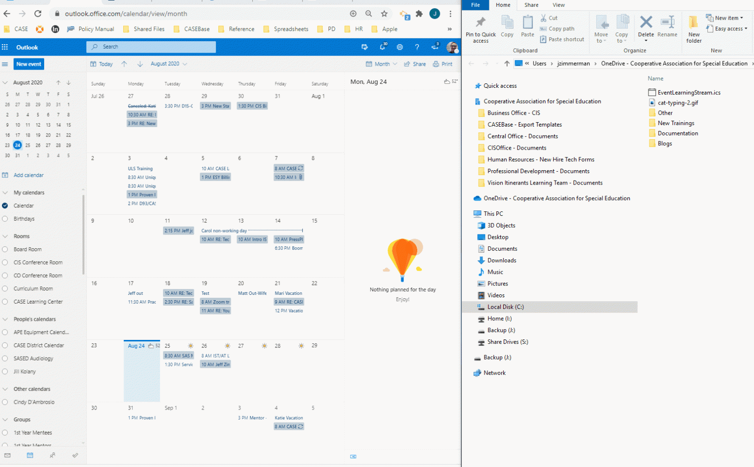 To add an appoint to an Outlook calendar from an ICS file - CASE ...